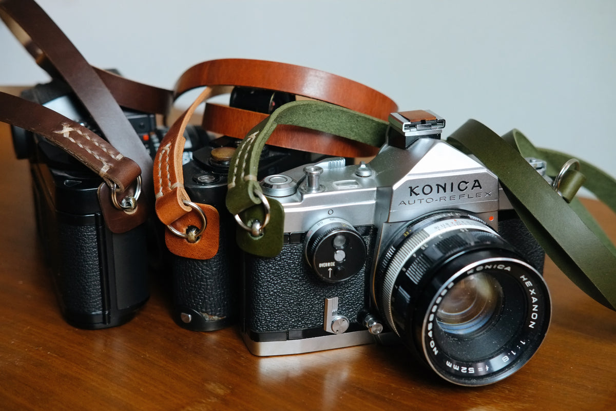 LEGACY slim camera strap – TAP & DYE