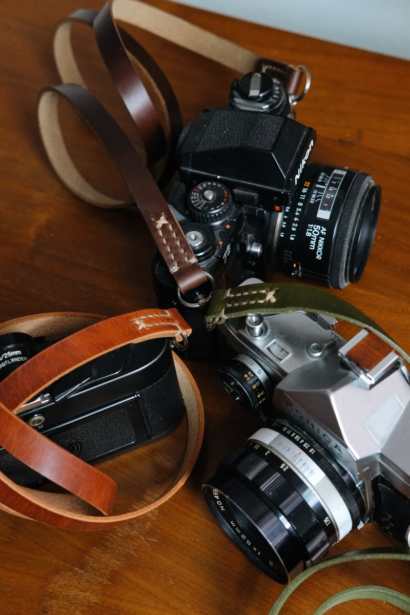 LEGACY slim camera strap – TAP & DYE