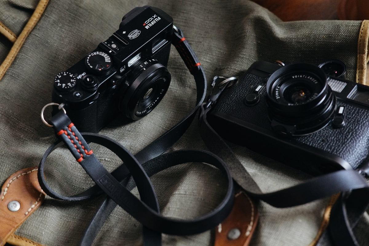 LEGACY slim camera strap - Nero – TAP & DYE