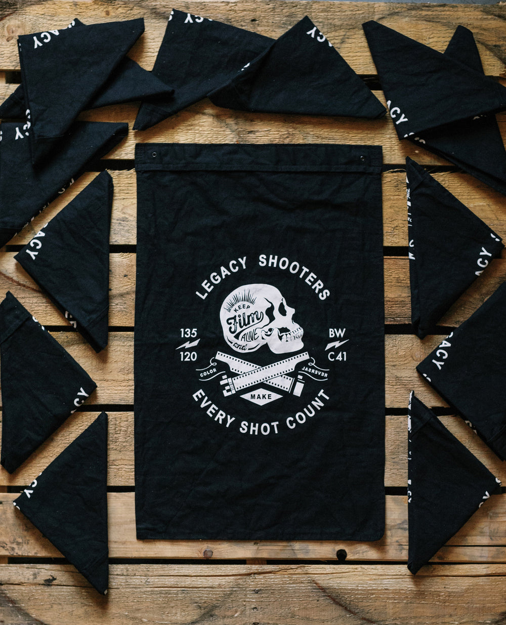 L E G A C Y SHOOTERS Flag – TAP & DYE